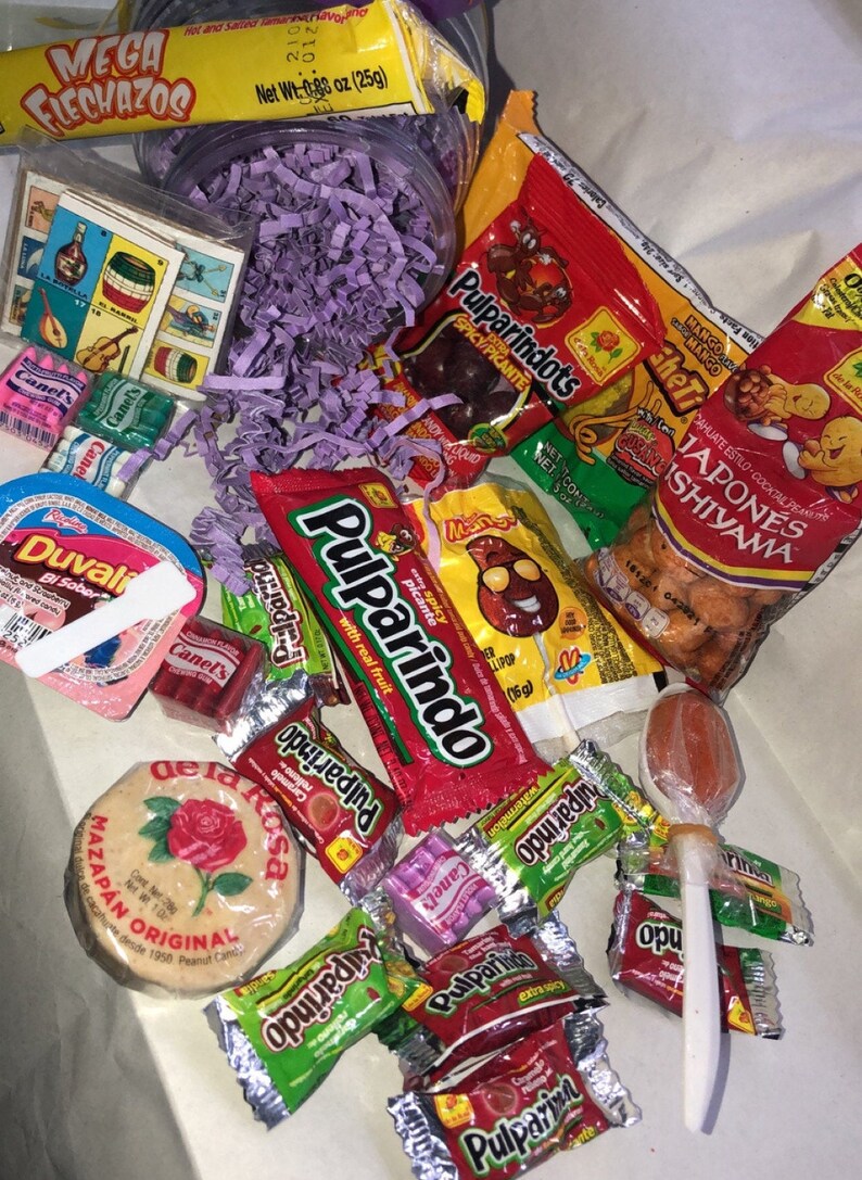 Jumbo Mexican Candy Barrel and a Mini Loteria. - Etsy