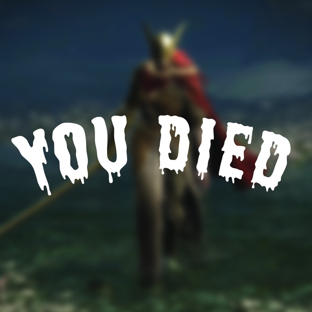 YOU DIED Vinyl Video Game Car Decal Laptop Sticker - Etsy
