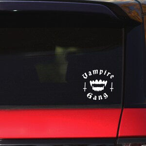 Vampire Gang Goth Vinyl JDM Car Decal Laptop Sticker - Etsy