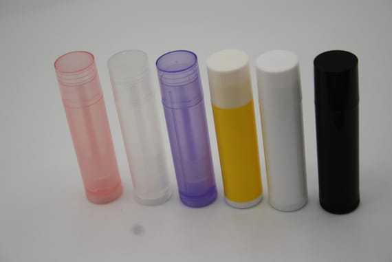 Empty Plastic Lip Balm Tubes Assorted Colors | Etsy