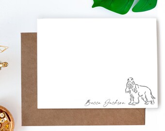Cocker Spaniel Note Cards - Etsy