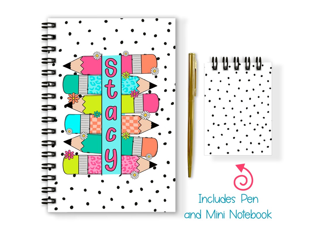 Teacher Notebook, Teacher Appreciation Gift, Teacher First Day Gift ...