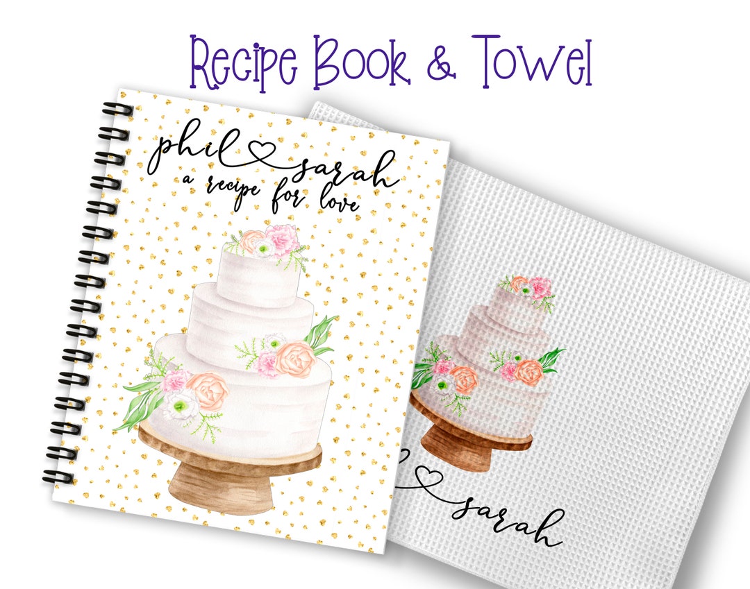 Spiral Bound Soft Laminate Cover Recipe Book, Personalized Recipe ...