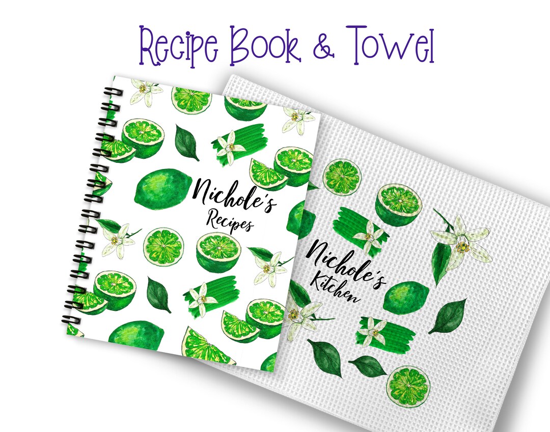 Spiral Bound Soft Laminate Cover Recipe Book, Personalized Recipe ...