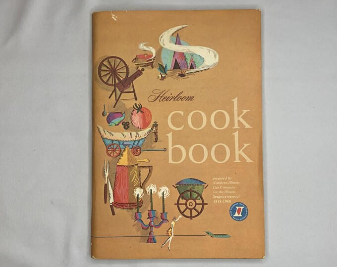 Vintage 1968 Heirloom Cookbook Northern Illinois Gas Company Illinois ...