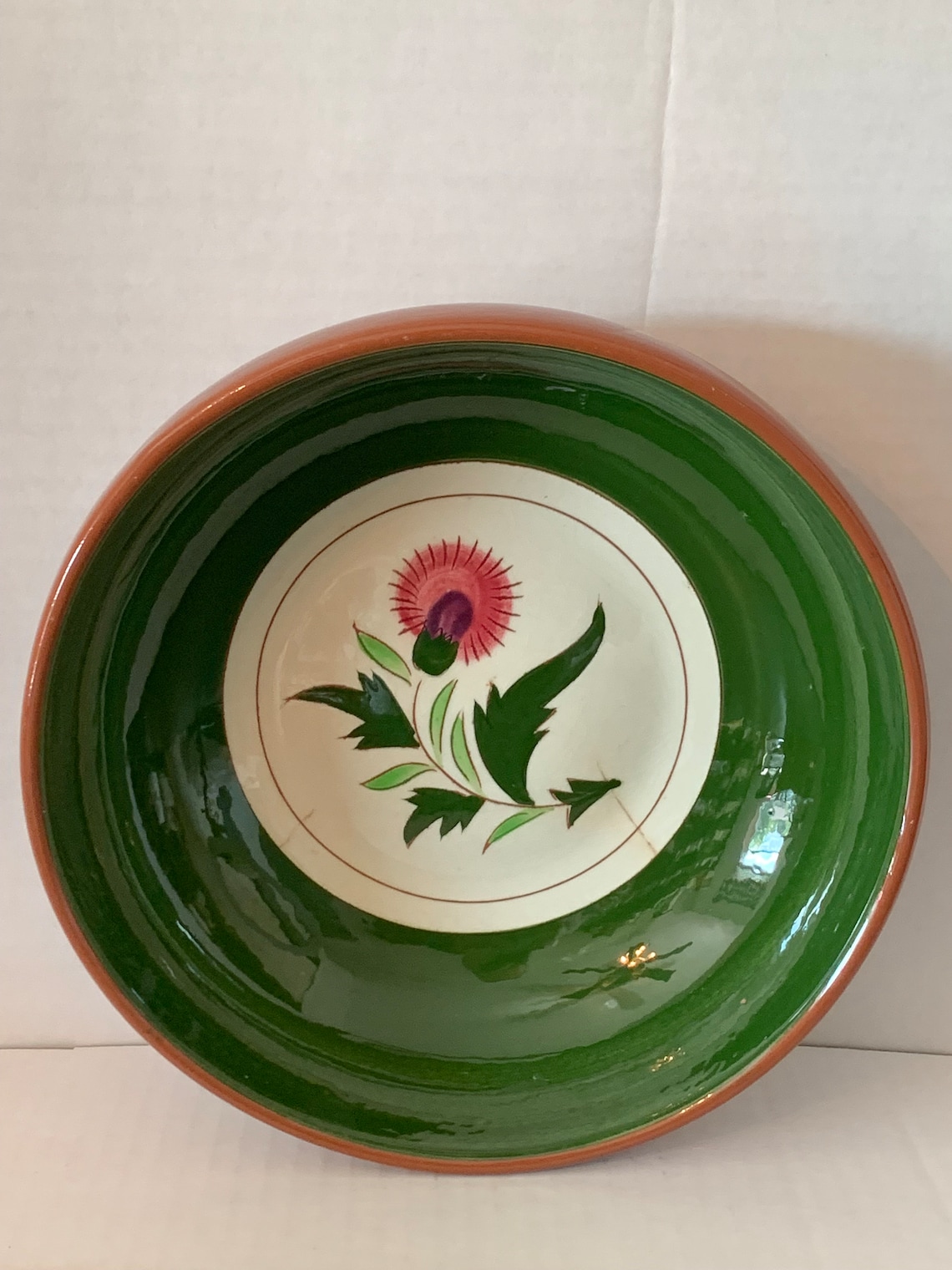 Vintage Stangl Pottery Thistle Pattern Vegetable Serving Bowl - Etsy