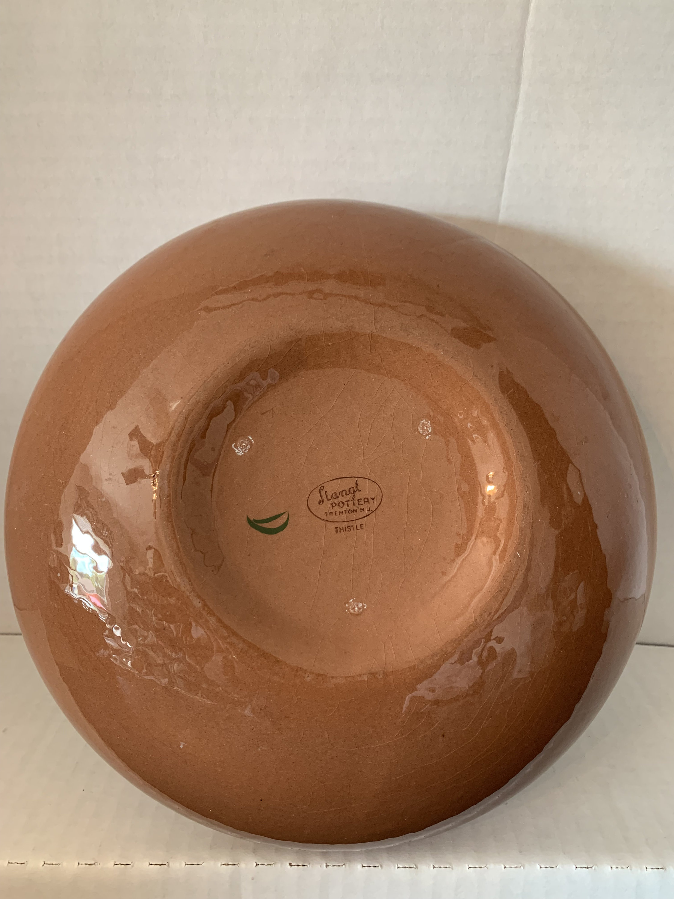 Vintage Stangl Pottery Thistle Pattern Vegetable Serving Bowl - Etsy