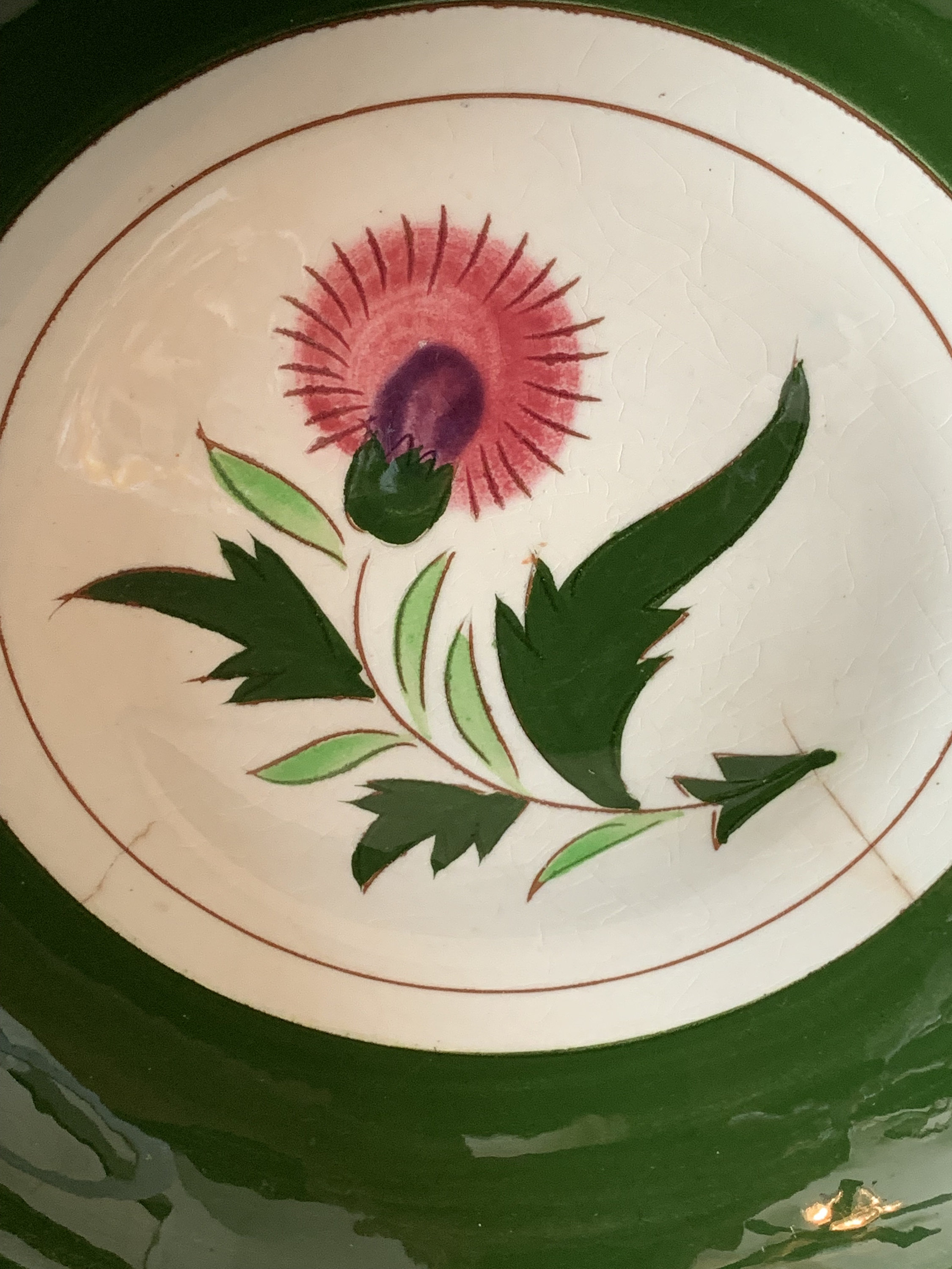 Vintage Stangl Pottery Thistle Pattern Vegetable Serving Bowl - Etsy