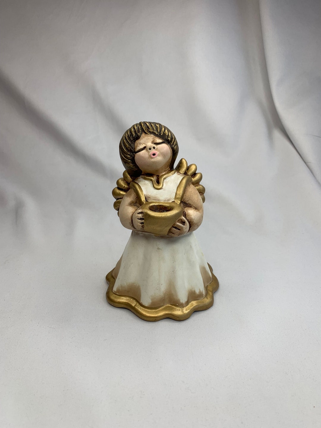 Vintage THUN Singing Angel Figurine, Angel Candle Holder, Angel of ...