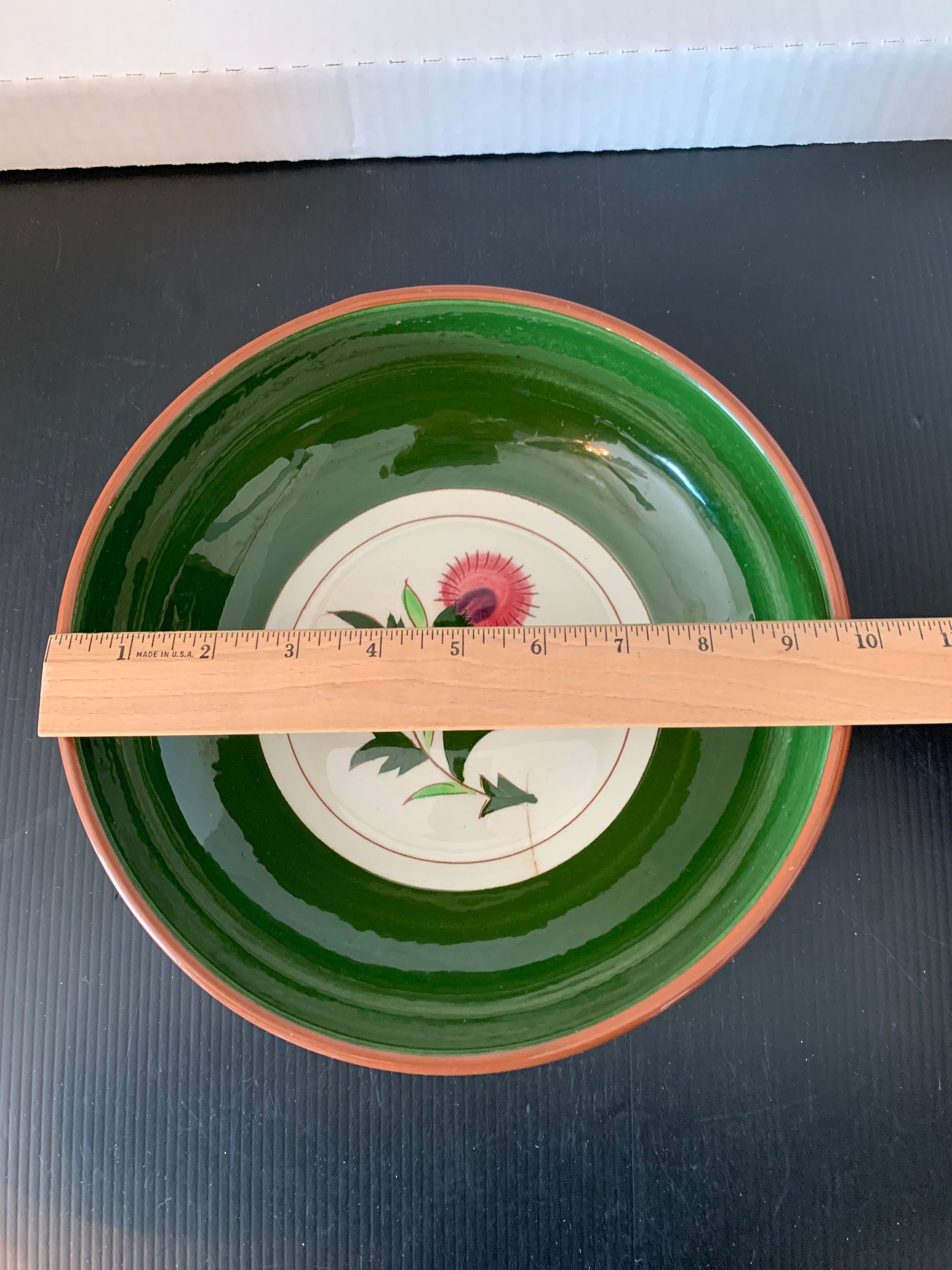 Vintage Stangl Pottery Thistle Pattern Vegetable Serving Bowl - Etsy