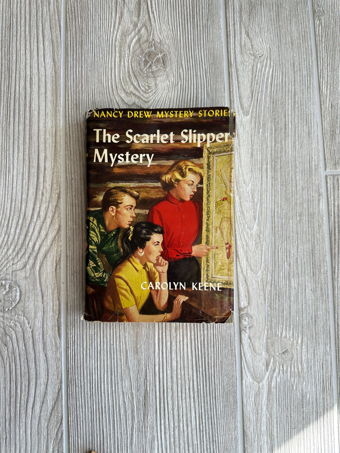 Vintage 1954 Nancy Drew Mystery Stories "the Scarlet Slipper Mystery ...