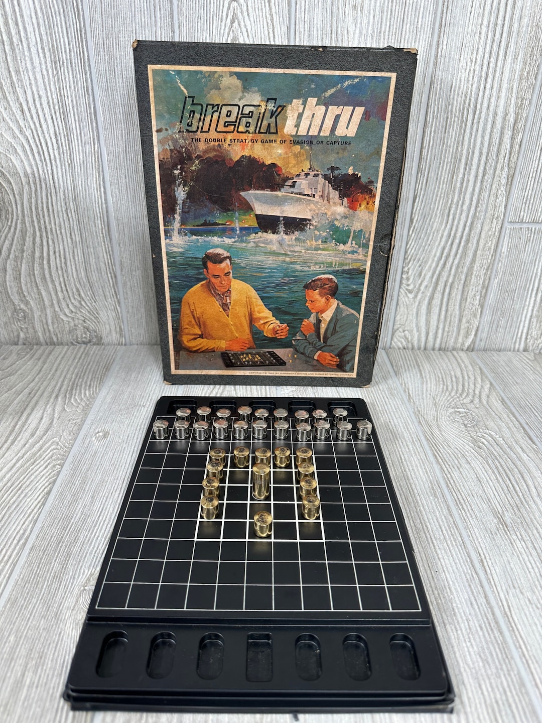 Vintage 1965 Breakthru Board Game, Minnesota Mining & Mfg Co, Strategic ...