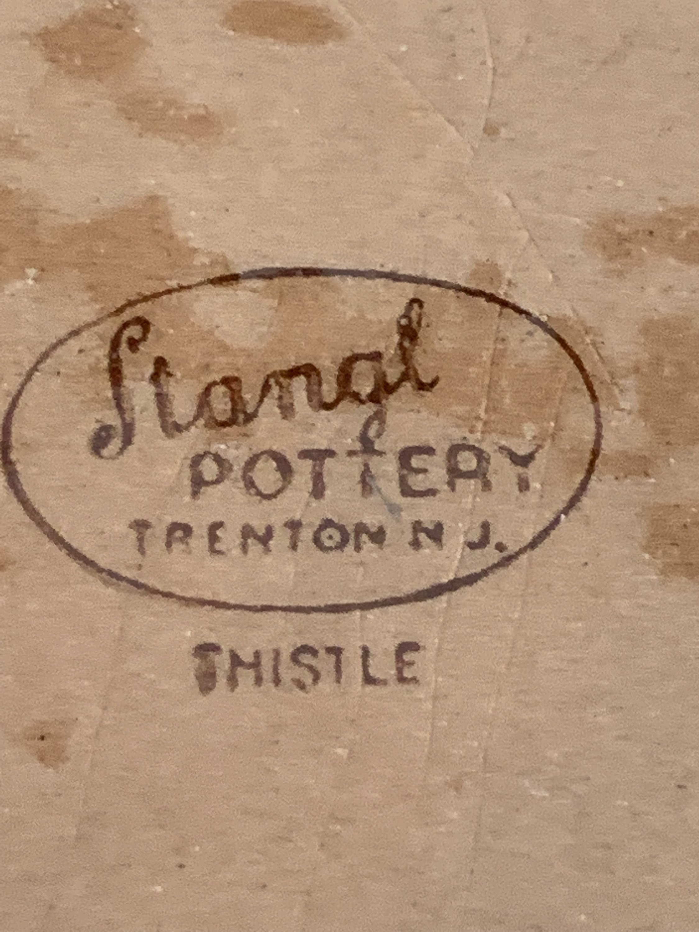 Vintage Stangl Pottery Thistle Pattern Vegetable Serving Bowl - Etsy