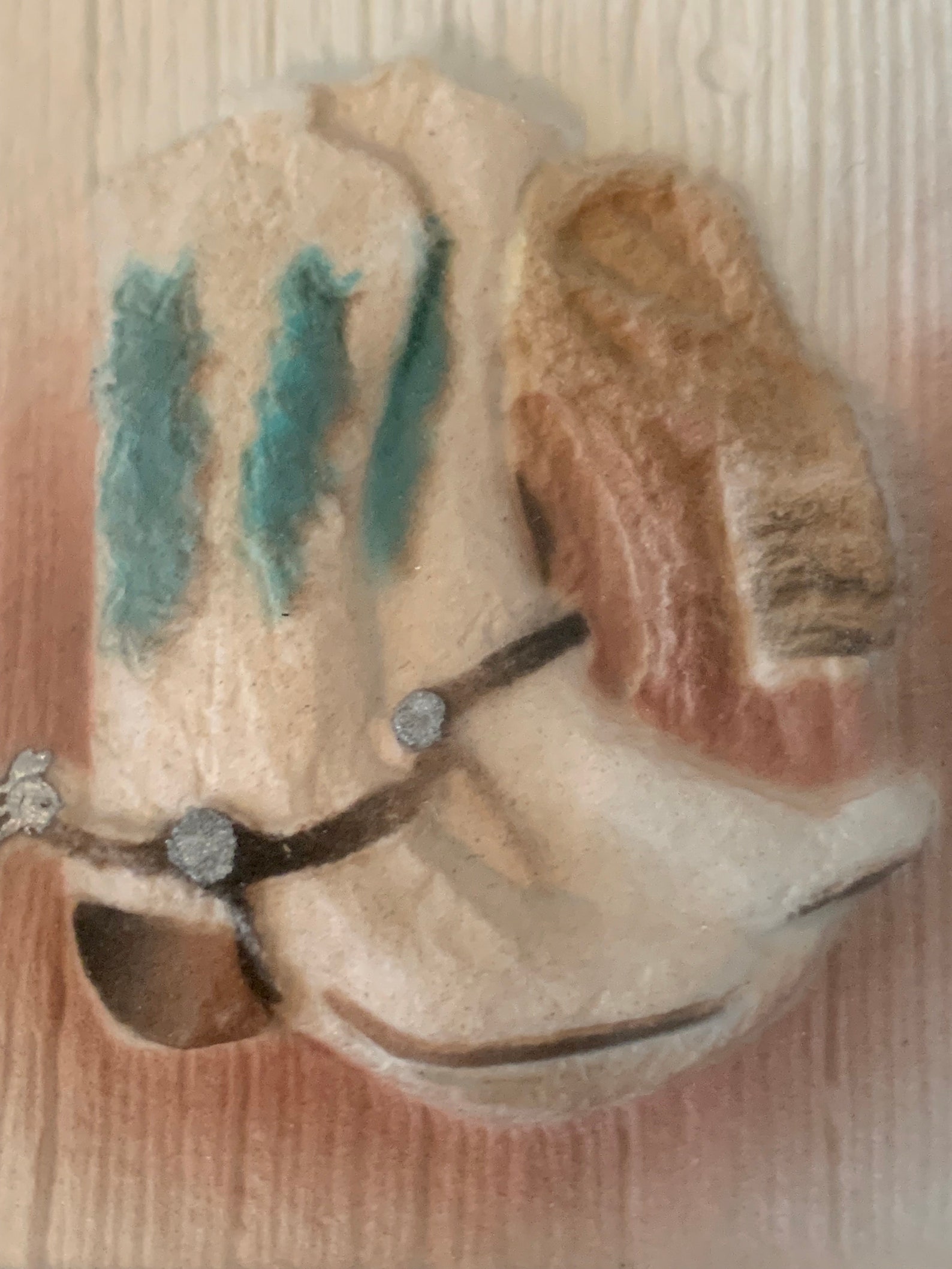 Vintage Figi Graphics Kickers Hand Cast Paper 3D Art by PJ - Etsy