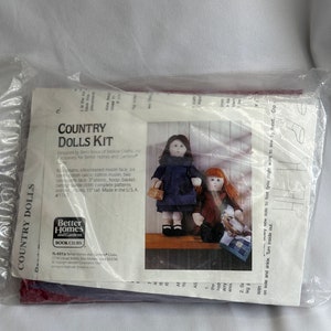 Vintage 1988 Better Homes and Gardens Country Dolls Kit #tl-507/a ...