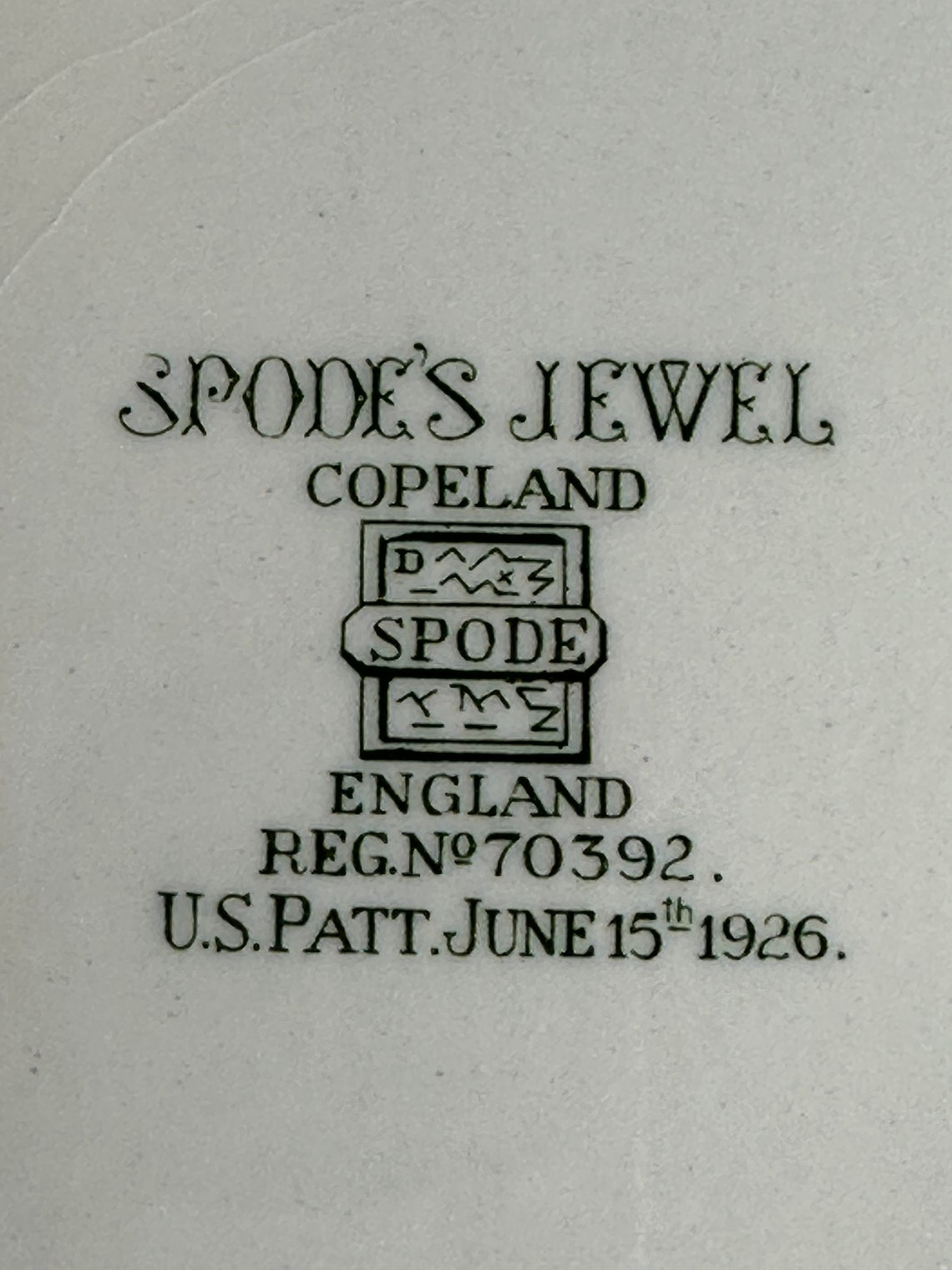 Vintage Spode Jewel Dinnerware Plates Cups, All Cream, Embossed Circles ...