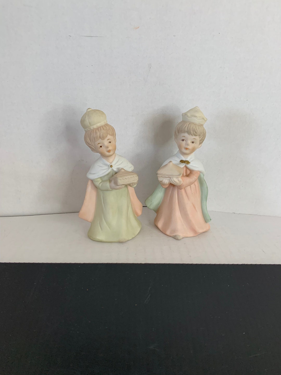 Vintage Lefton China Nativity Wise Men From the East, Set of 2, Lefton ...