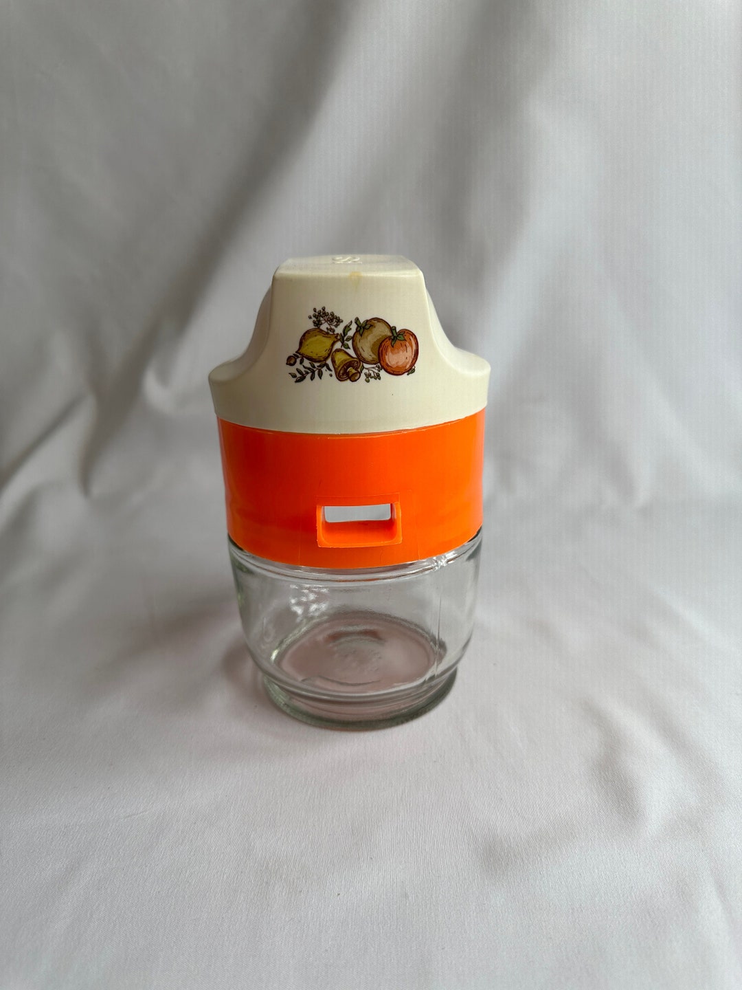 Vintage 1970s Gemco “spice of Life” Glass and Plastic 3 Piece Hand ...