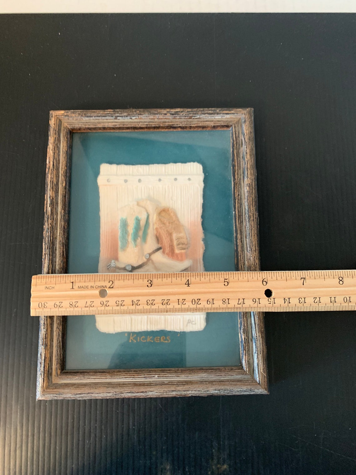 Vintage Figi Graphics Kickers Hand Cast Paper 3D Art by PJ | Etsy