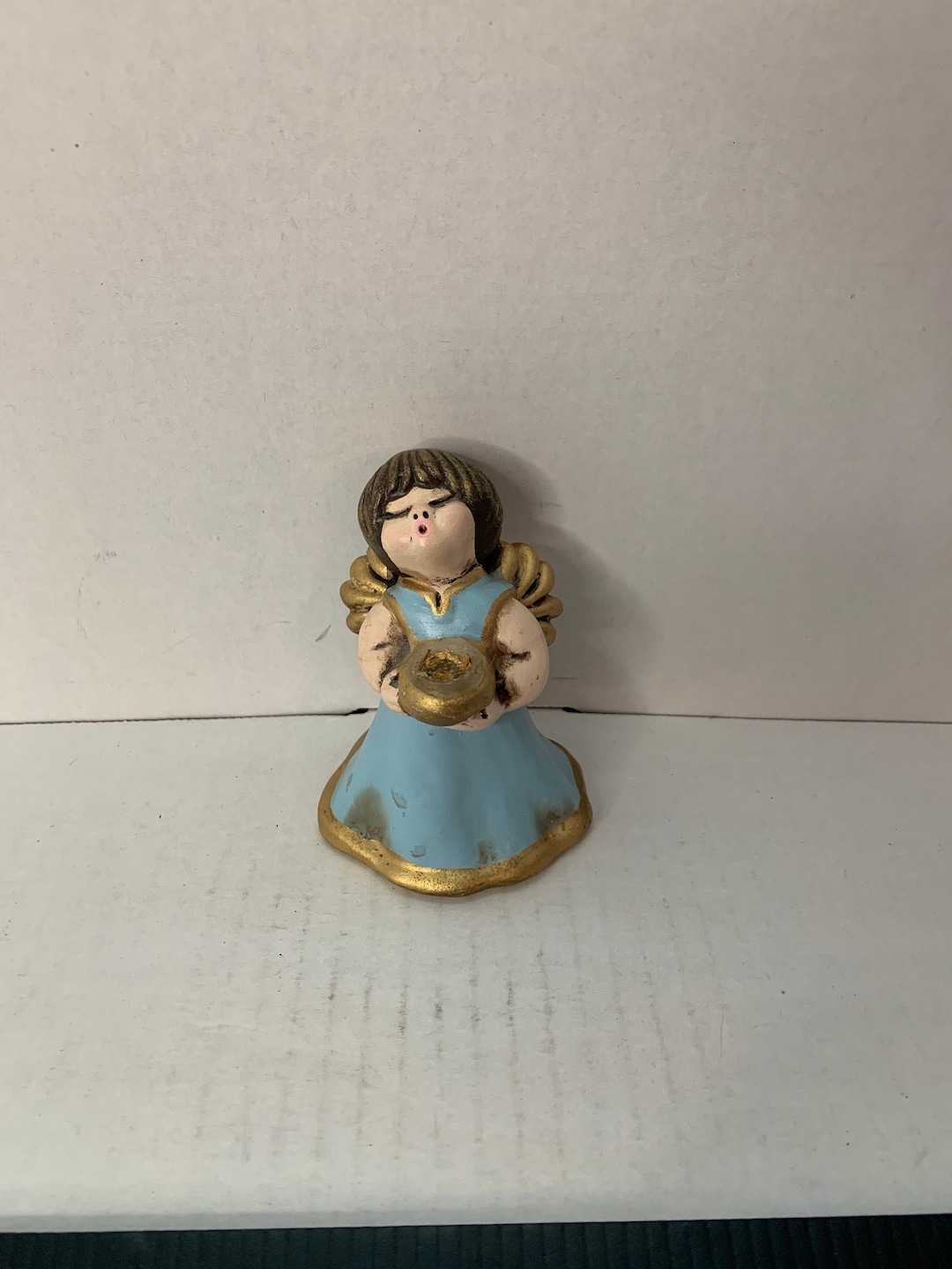 Vintage Original THUN Singing Angel Figurine, Candle Holder, Angel in ...