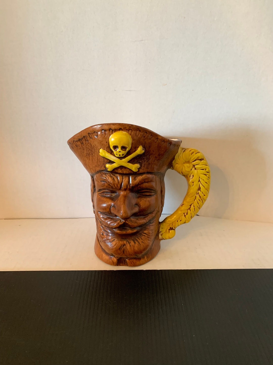 Vintage Treasure Craft 1970's Pirate Ceramic Beverage Mug, Disney ...