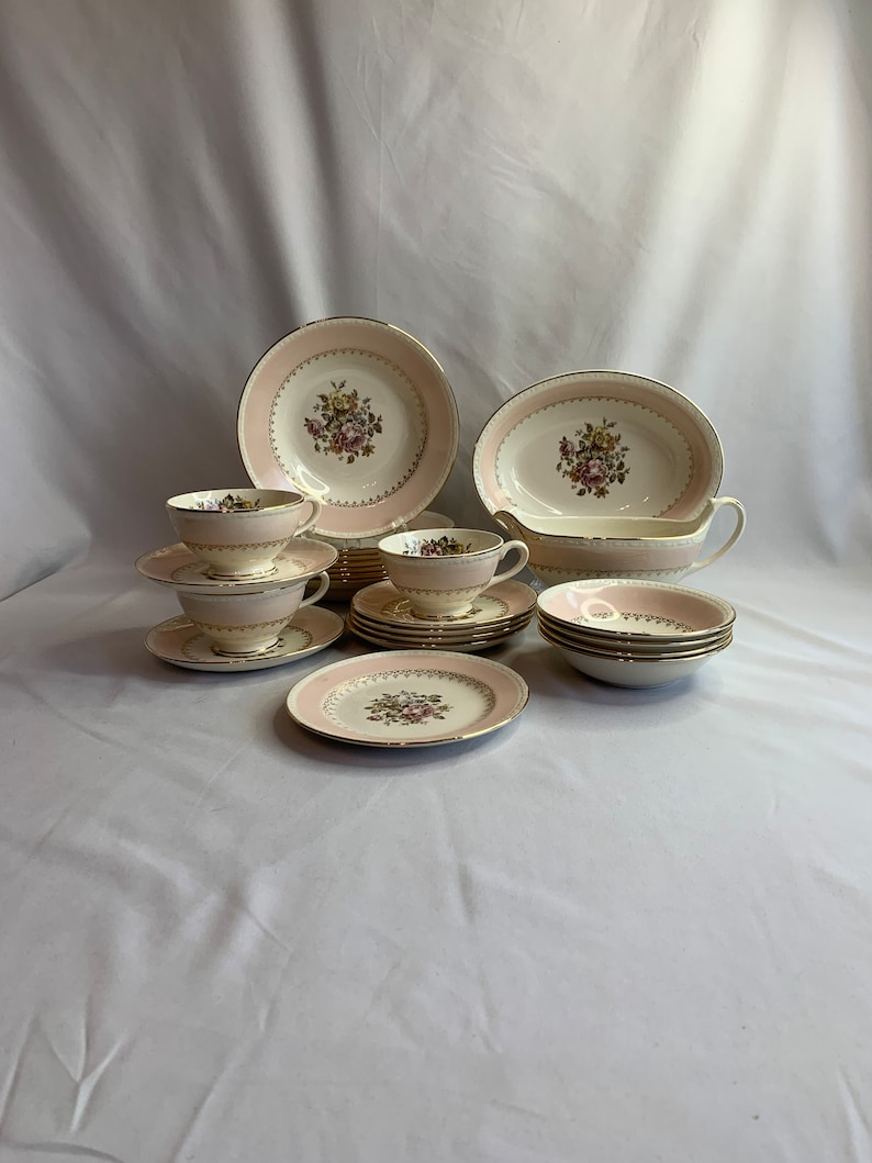 Vintage Homer Laughlin 1950's Arcadia Dinnerware, Eggshell Georgian ...