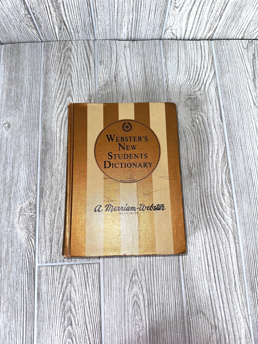 Vintage 1969 Webster's New Students Dictionary, Hard Cover Dictionary ...