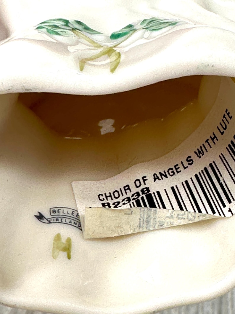 Vintage Angel With Lute 1998 Belleek Pottery (ireland) Choir of Angels ...