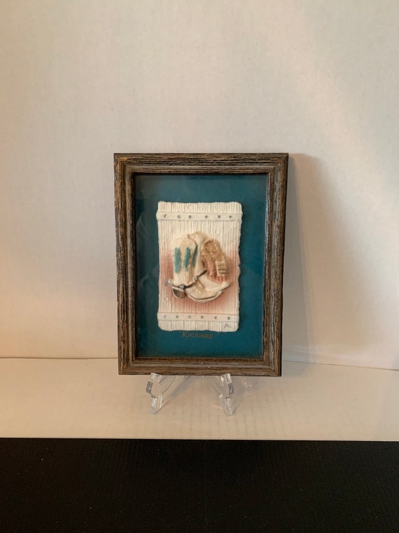 Vintage Figi Graphics Kickers Hand Cast Paper 3D Art by PJ | Etsy