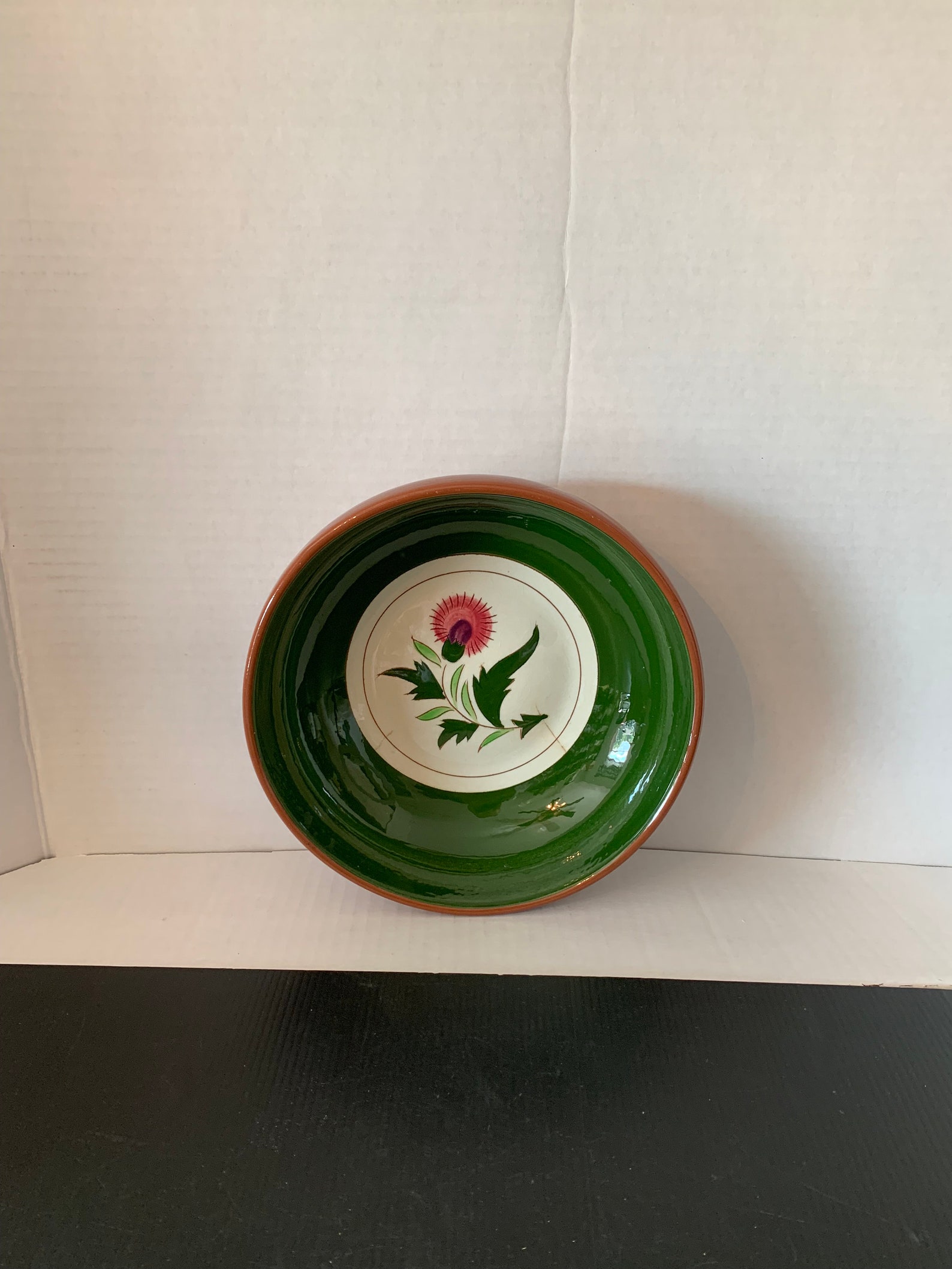 Vintage Stangl Pottery Thistle Pattern Vegetable Serving Bowl - Etsy