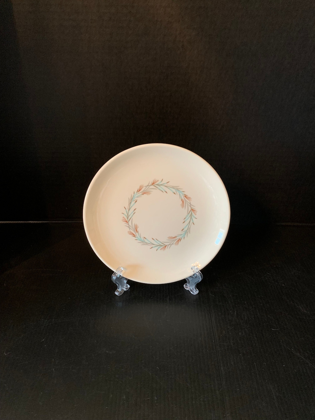 Vintage Taylor Smith Taylor Fortune Pattern Bread and Butter Plate ...