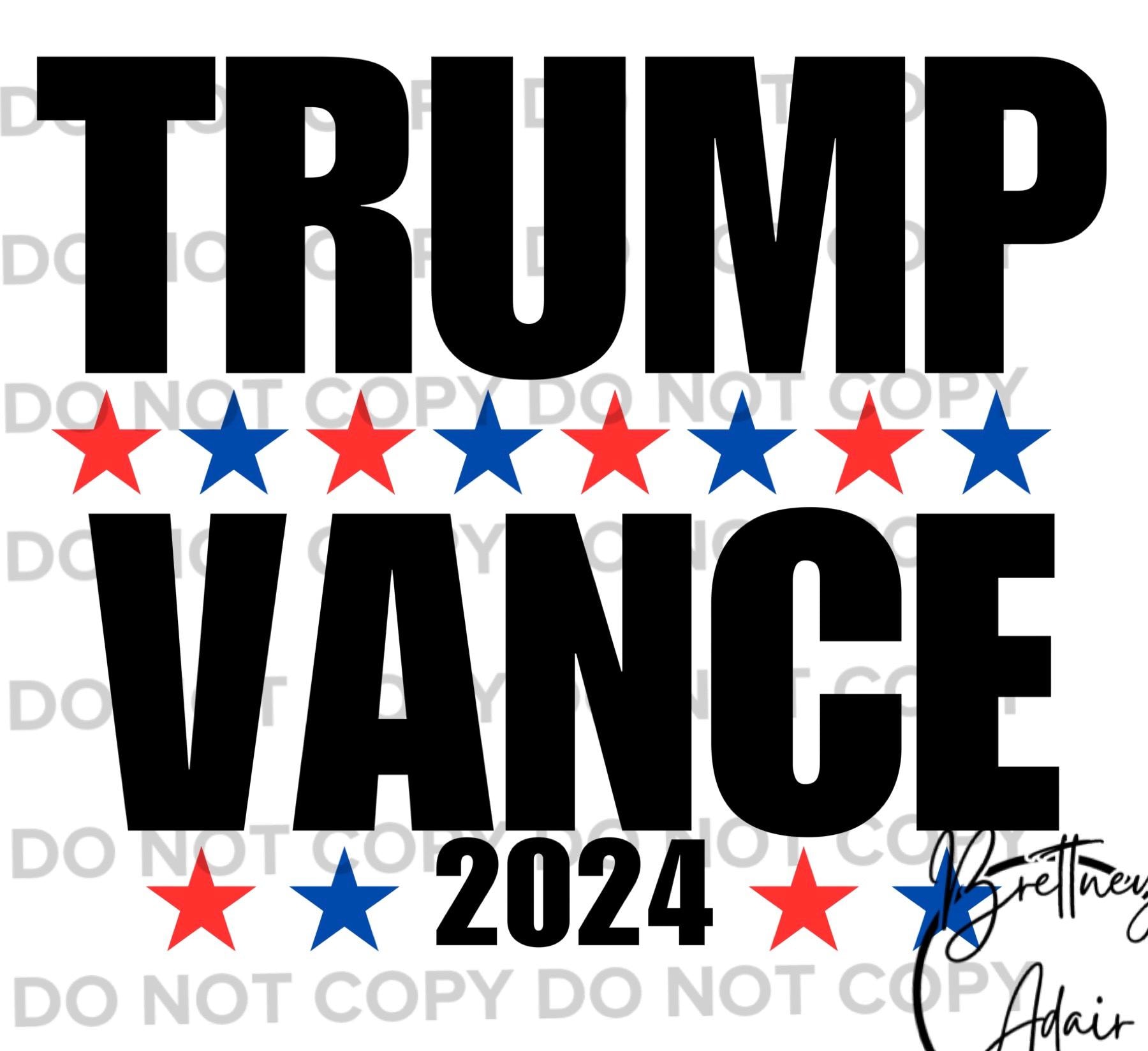 Donald Trump and Vance PNG 2024 Election Digital File Trending Duo ...