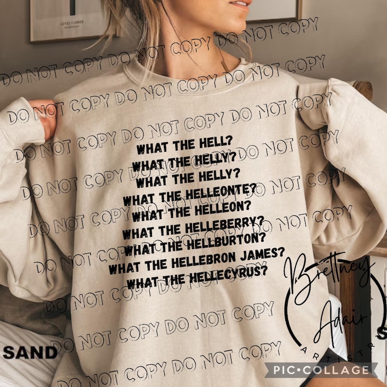 What the Hell HELLY Funny PNG Shirt Download Lyrics Rob49 WTHELLY - Etsy