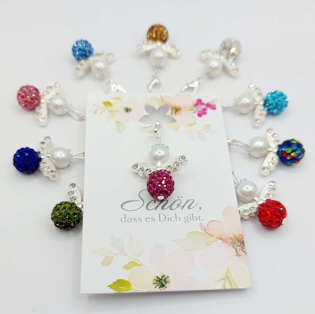 10 Sparkling Guardian Angels With Card nice That You Exist. Guest Gift ...