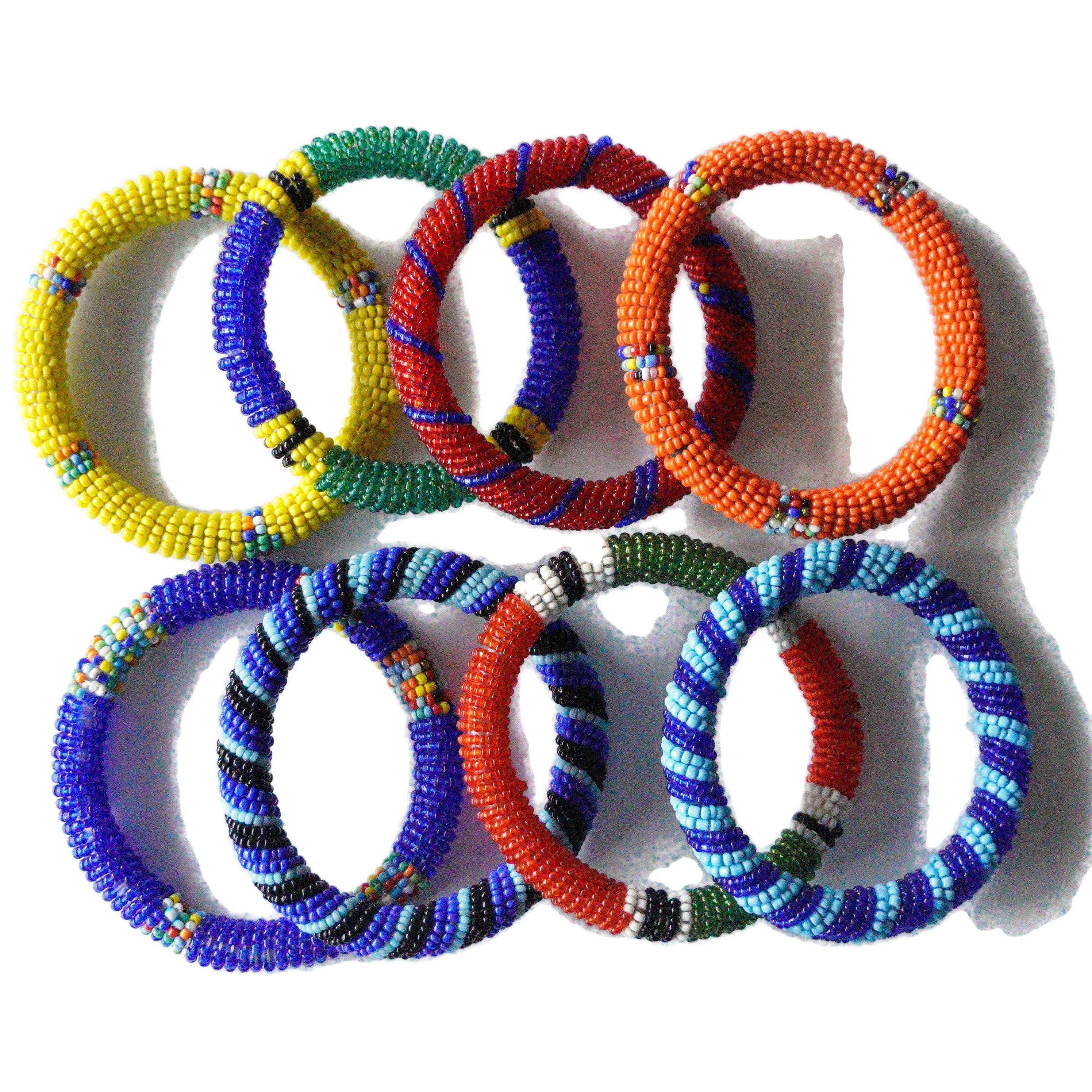 African Maasai Bangles - Etsy