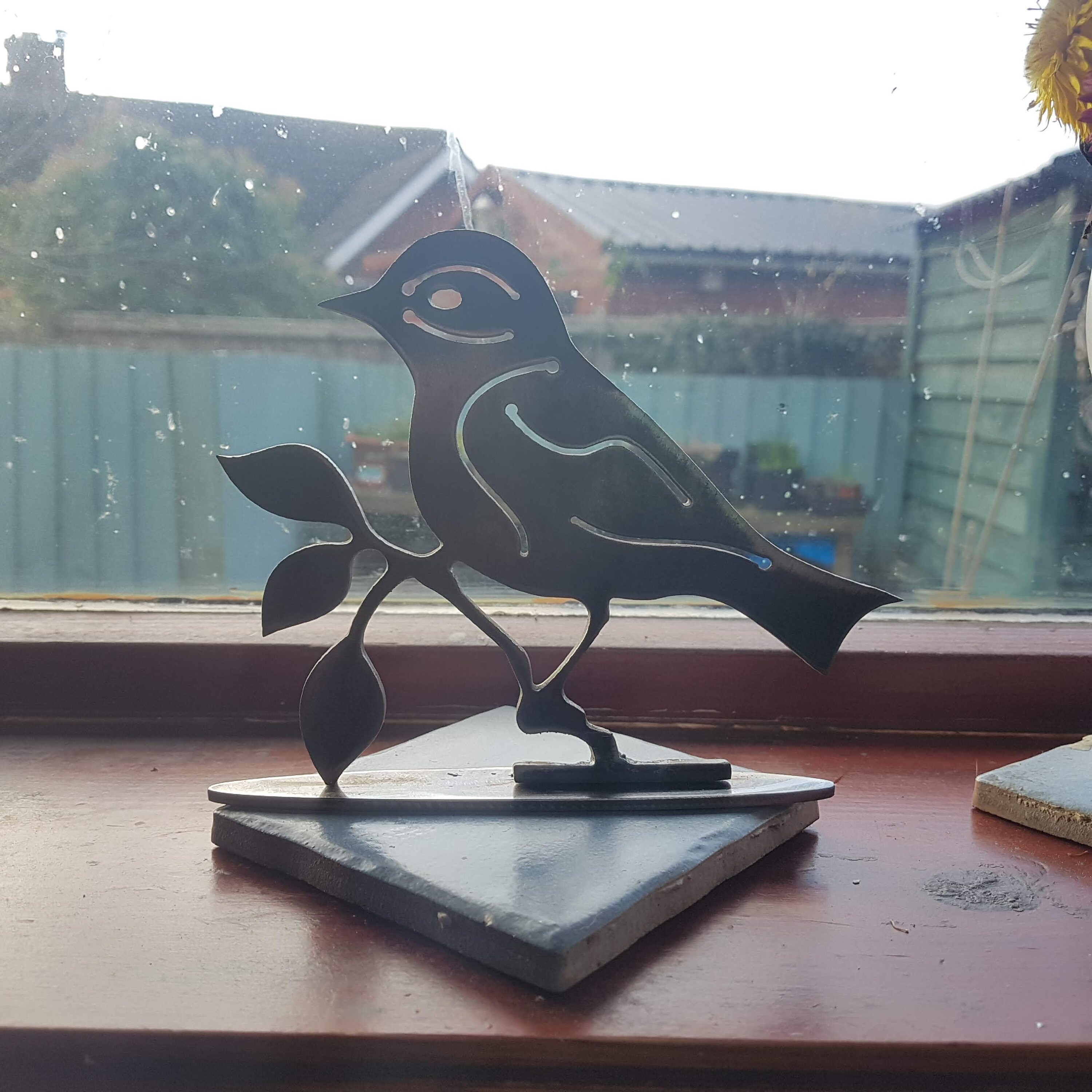 Bird on a Branch Made in Wales Ready to Rust Bird Welsh - Etsy UK
