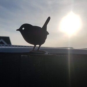 Metal Wren on Stand - 65x60mm - Garden Art - Made in Wales - Rusty ...