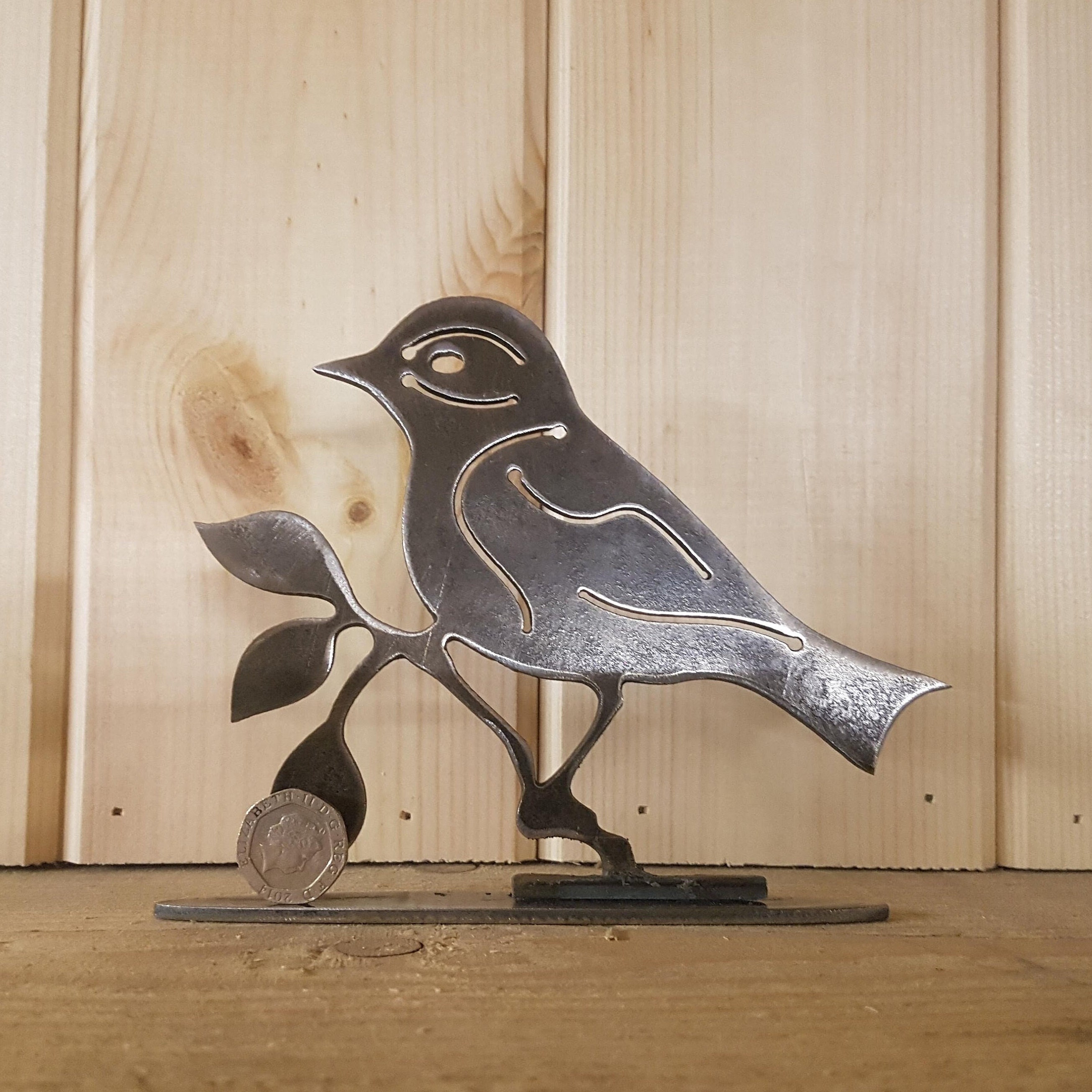Bird on a Branch Made in Wales Ready to Rust Bird Welsh - Etsy UK