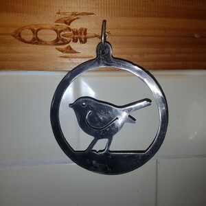Metal Robin in a Disc - Door Hanger - Metal Garden Art- Made in Wales ...