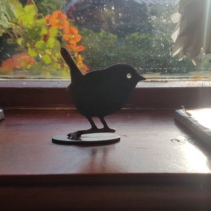 Metal Wren on Stand - 65x60mm - Garden Art - Made in Wales - Rusty ...