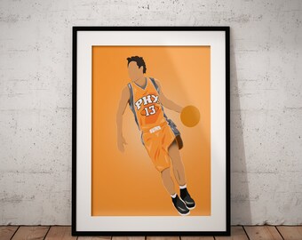 Steve Nash Poster - Etsy