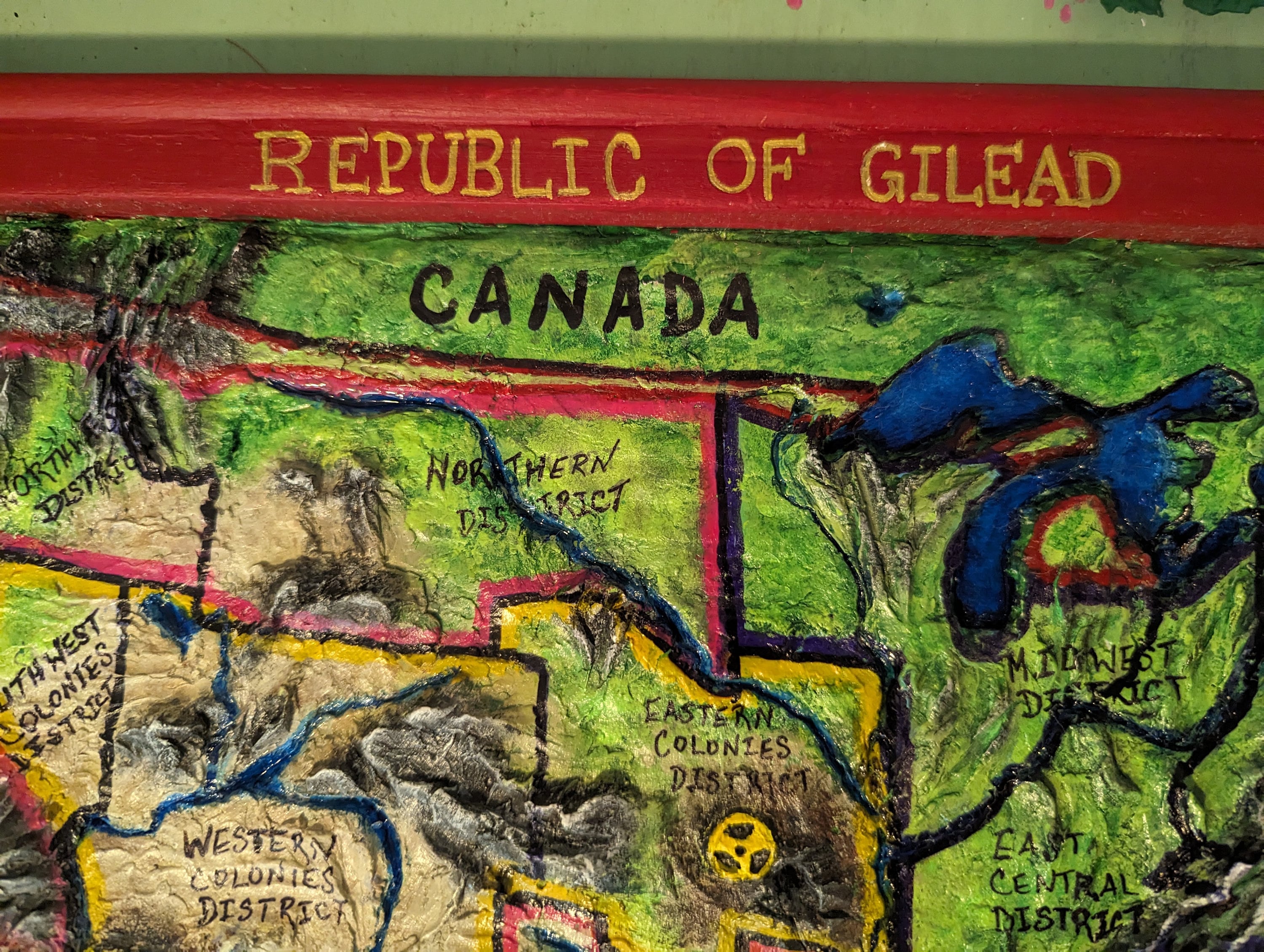 The Handmaid's Tale Republic of Gilead 3D Map - Etsy