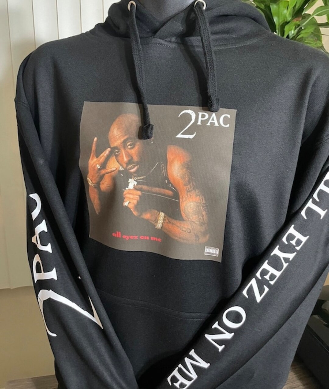 2pac Tupac Shakur Custom Hoodie | All Eyez on Me Men's Unisex - Etsy