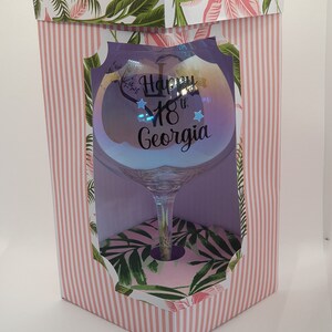 SVG - Gin Glass Gift Box/display Box - DIGITAL DOWNLOAD ( No Physical ...