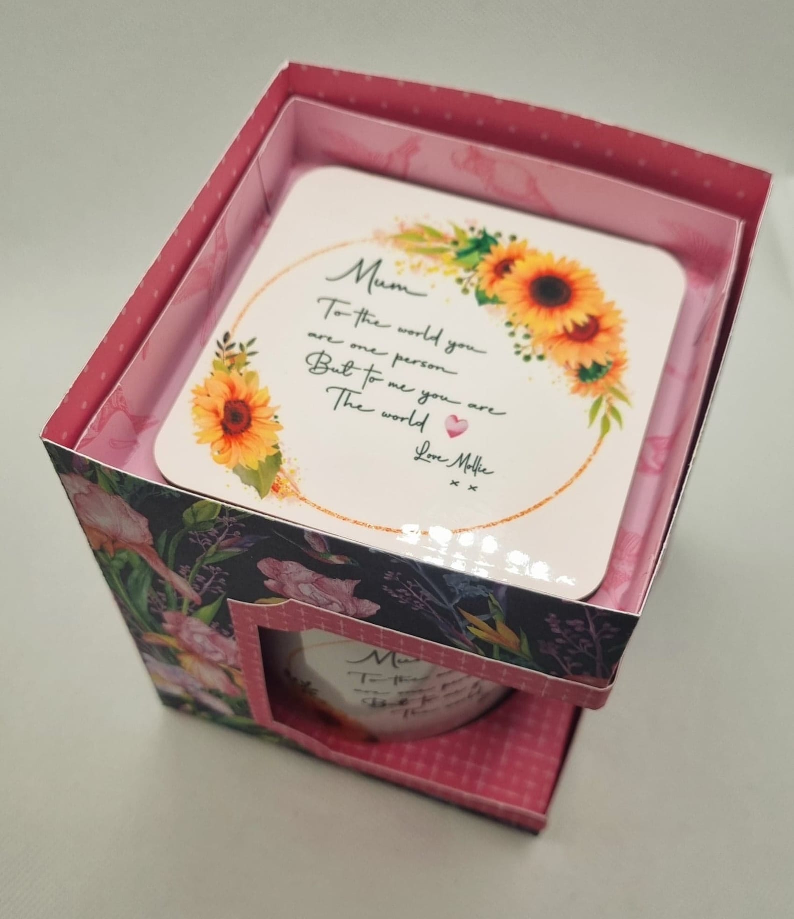 Mug and Coaster Box SVG File - Digital File Only - ( No Physical ...