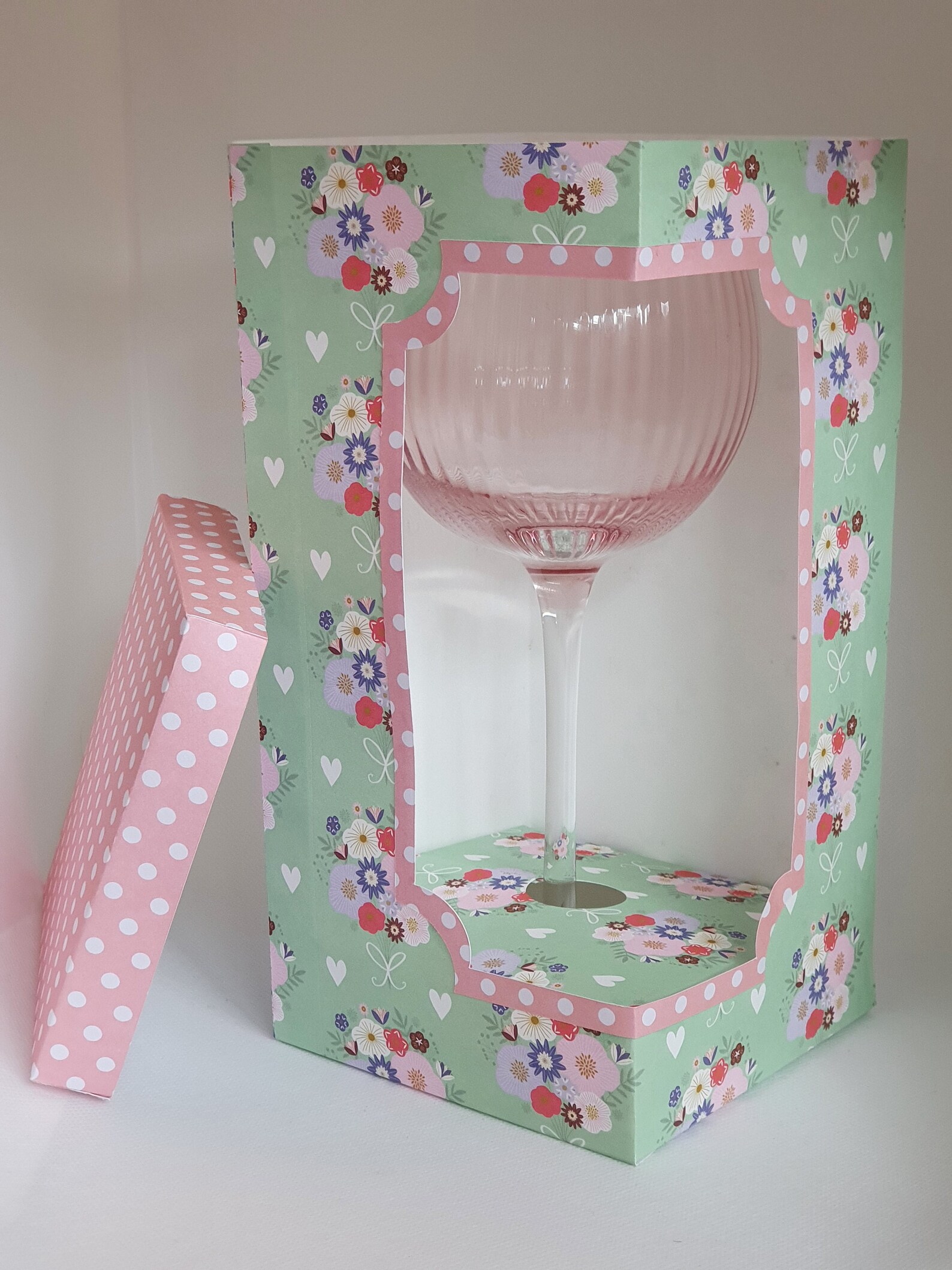 SVG - Gin Glass Gift Box/display Box - DIGITAL DOWNLOAD ( No Physical ...