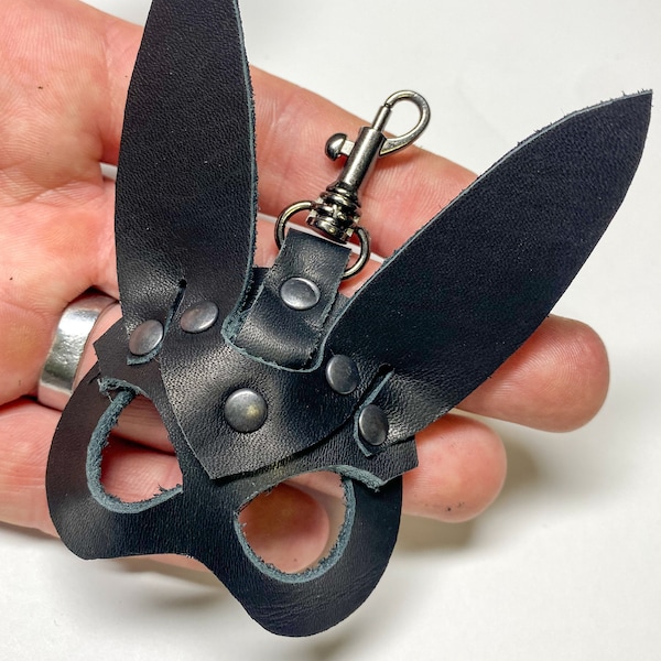 Leather Key Chain - Etsy