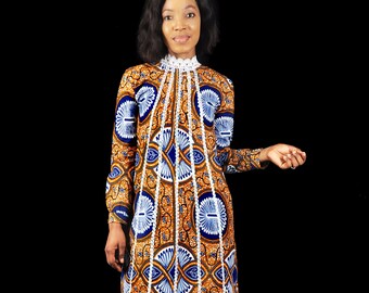 Ankara Shift Dress African Print Short Dress Mini Dress Mini Gown ...