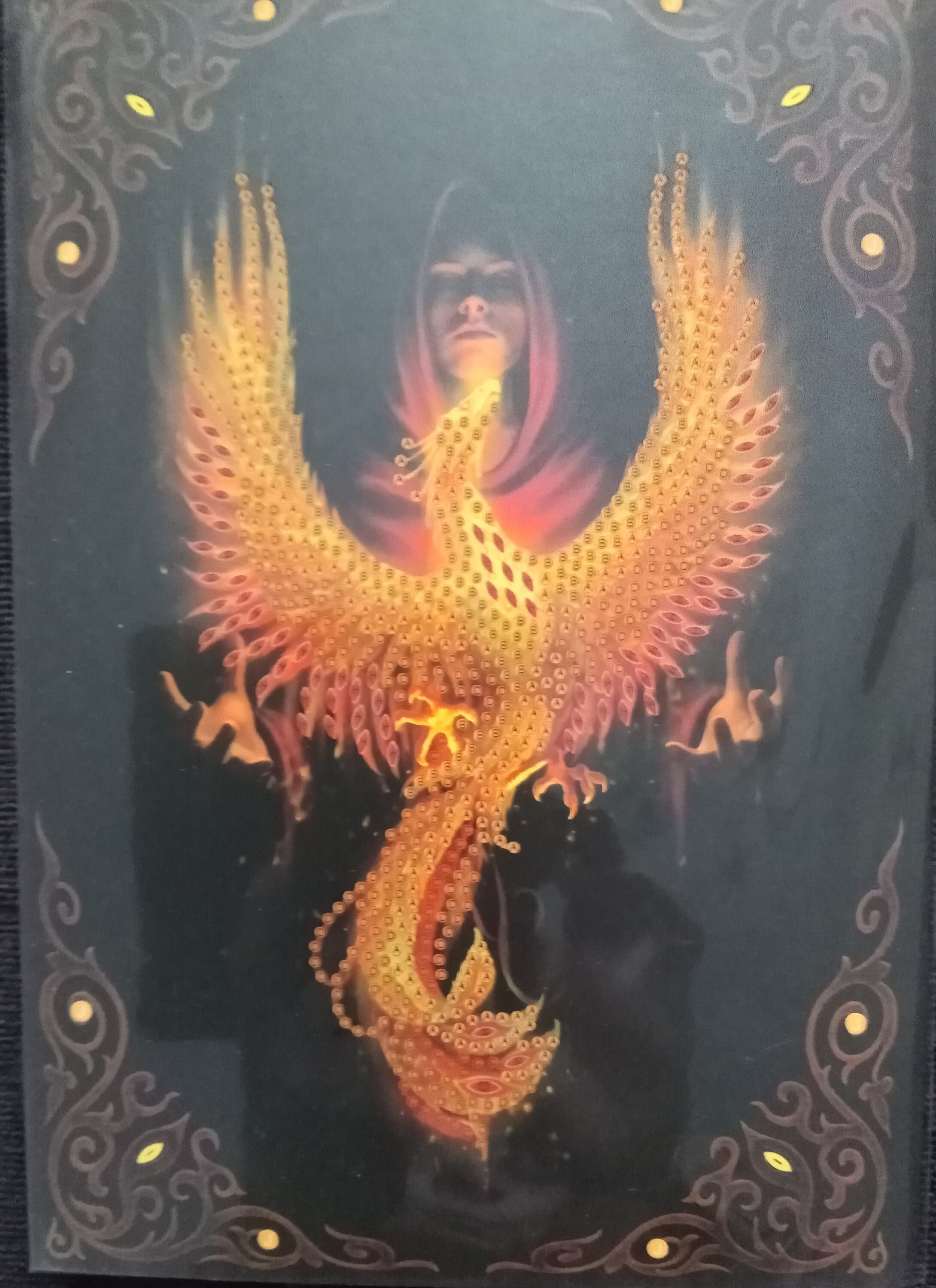 Crystal Art 3D Notebook Kit Phoenix Rising Anne Stokes - Etsy UK