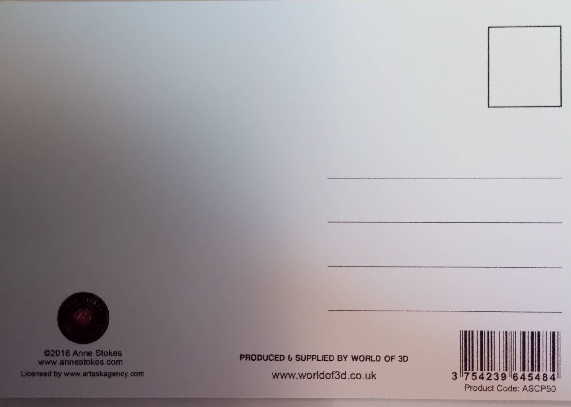 Sentinel 3D Postcard Anne Stokes Design - Etsy